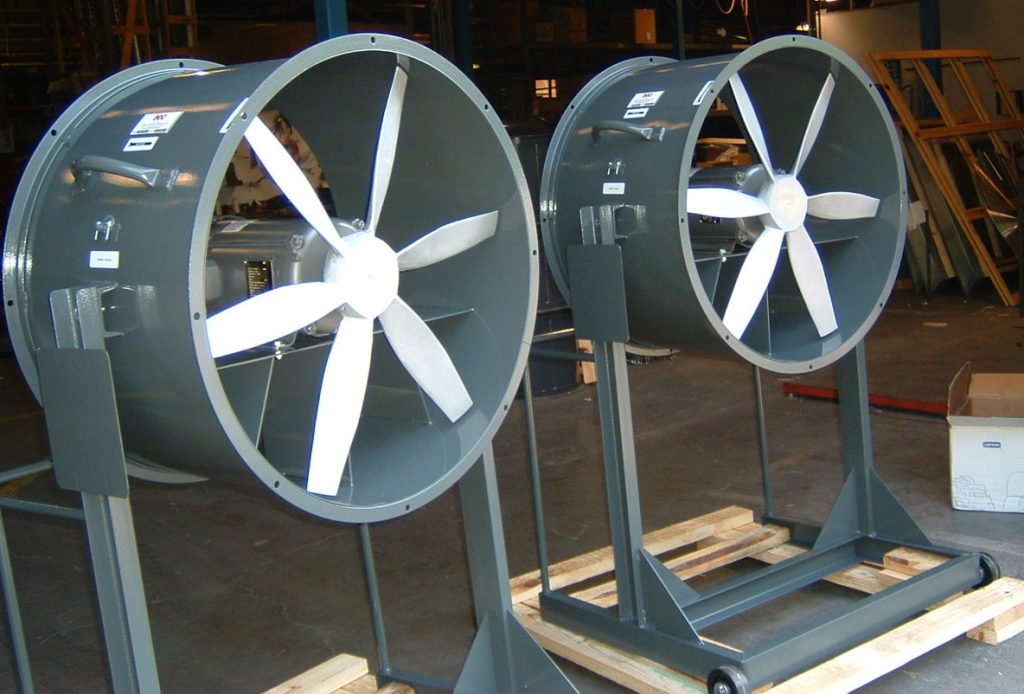 Portable Fans Heavy Duty Steel Mill Foundry & Forge - Carl J Bush Company