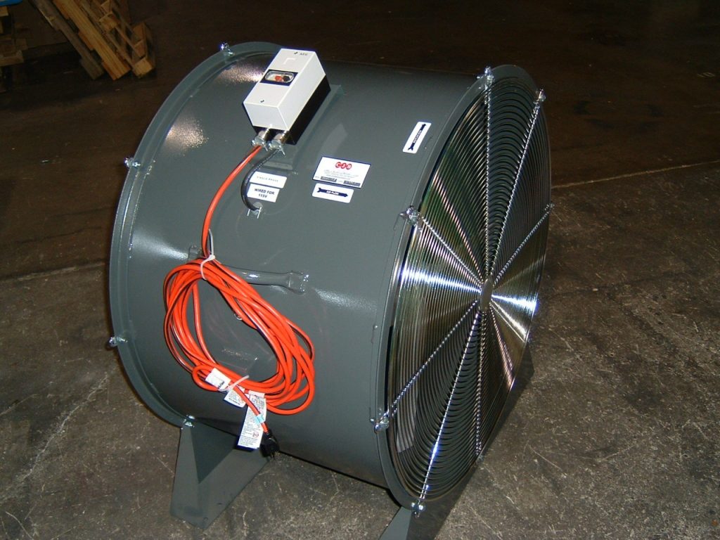 Portable Fans Heavy Duty Steel Mill Foundry & Forge - Carl J Bush Company